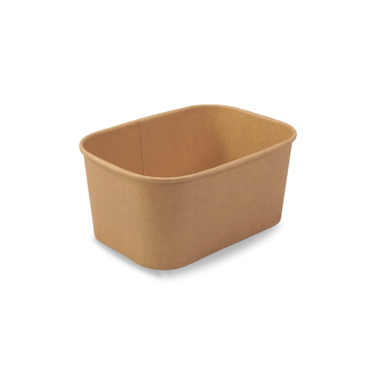 PLA Coated Kraft Rectangular Container 1000ml 300/ctn – Paperware