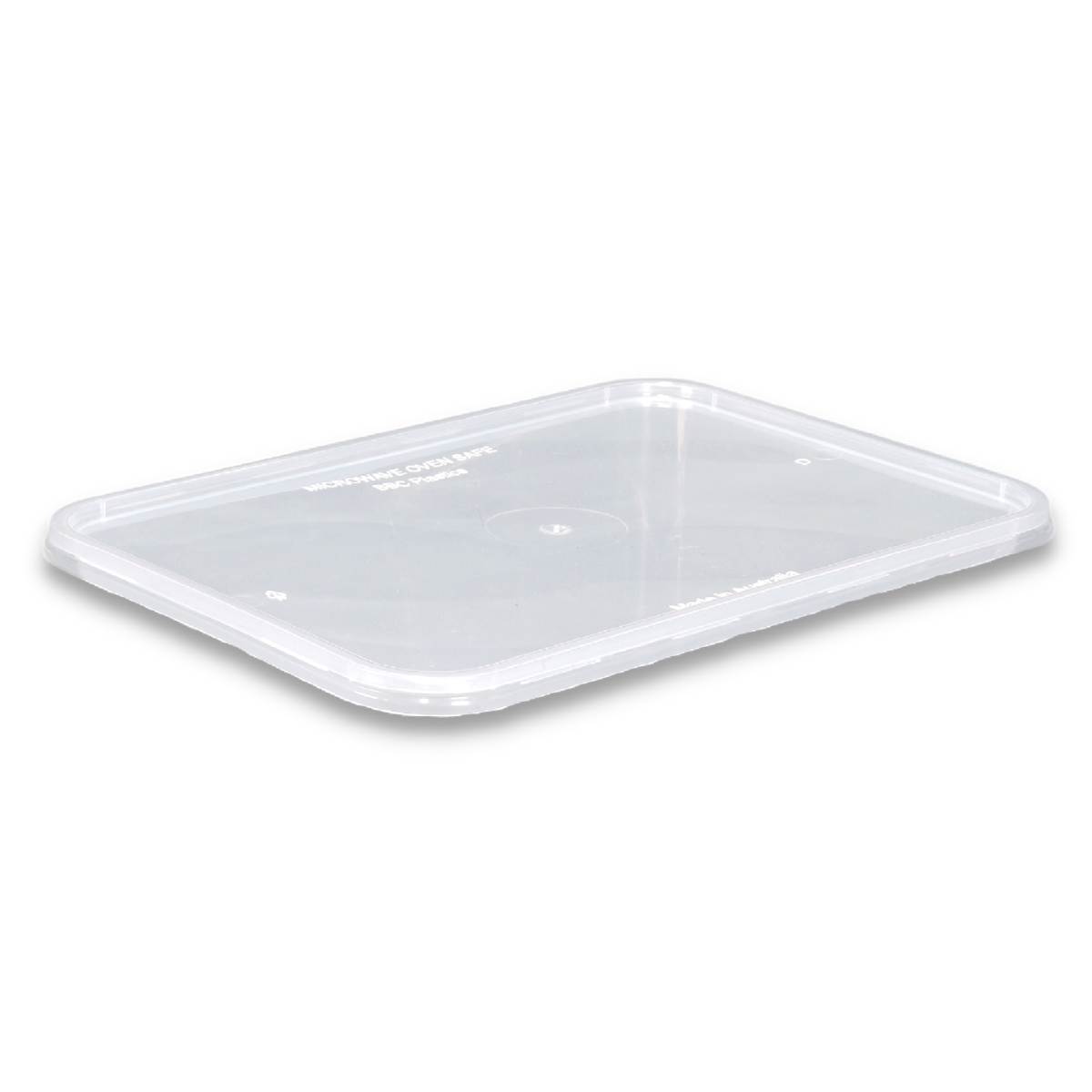Rectangular Lid Plastic Freezer grade 500/ctn – Paperware